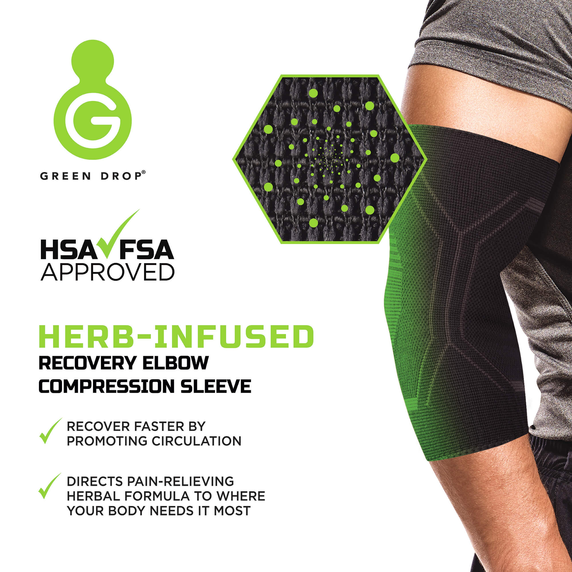How to Wash Compression Sleeves | Green Drop Compression – GREEN DROP ...